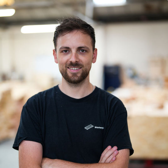 Scandinavian Light Walnut Logan Narrow Bedside Table – Masterplank UK