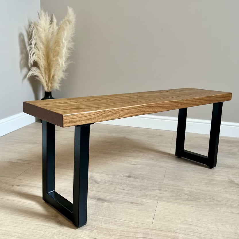 Rustic Dining Bench - Box Frame – Masterplank UK