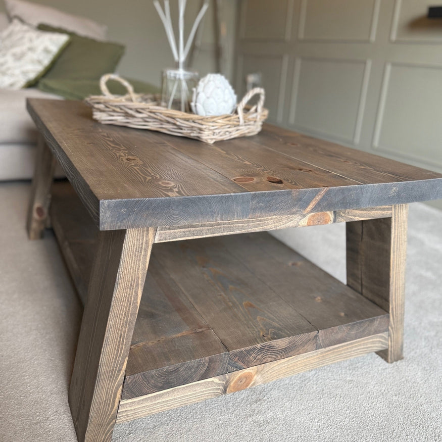 Wooden Coffee Tables Rustic Reclaimed And Handmade In The Uk 0161