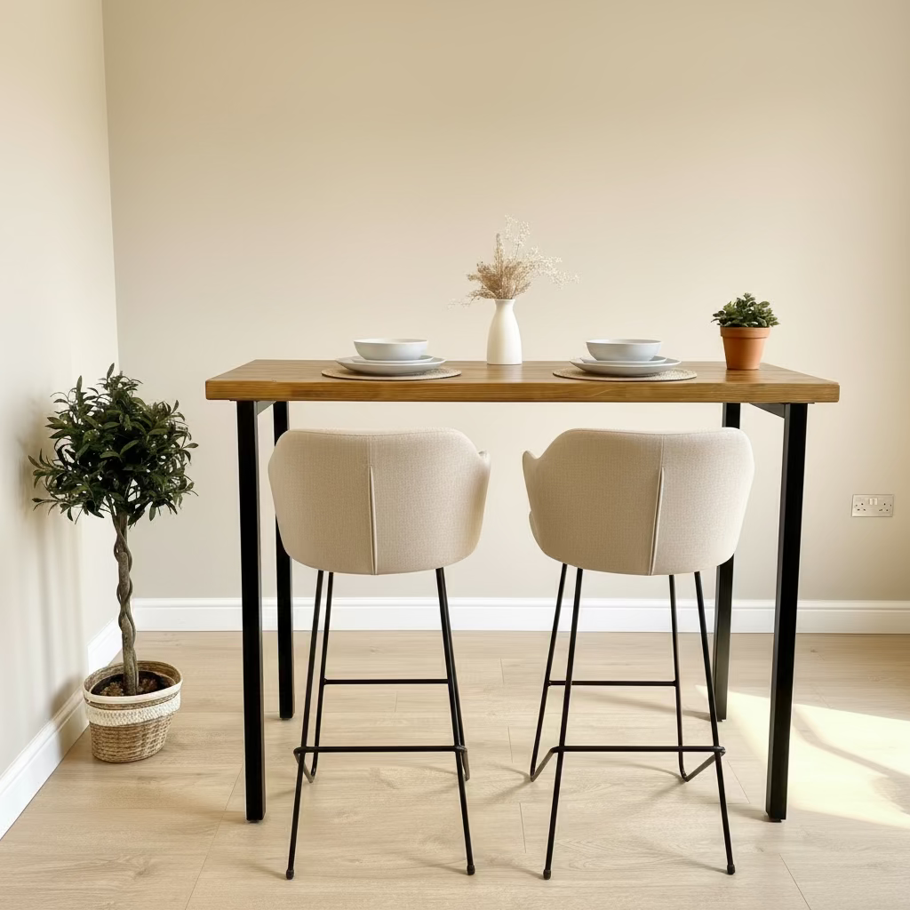 Rustic Wooden Breakfast Bar – Masterplank UK