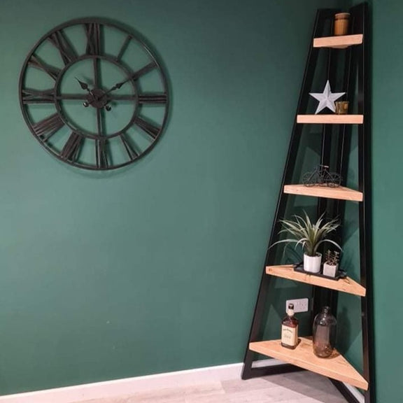 Buy Rustic Ladder Shelf & Enhance Your Home Decor – Masterplank UK